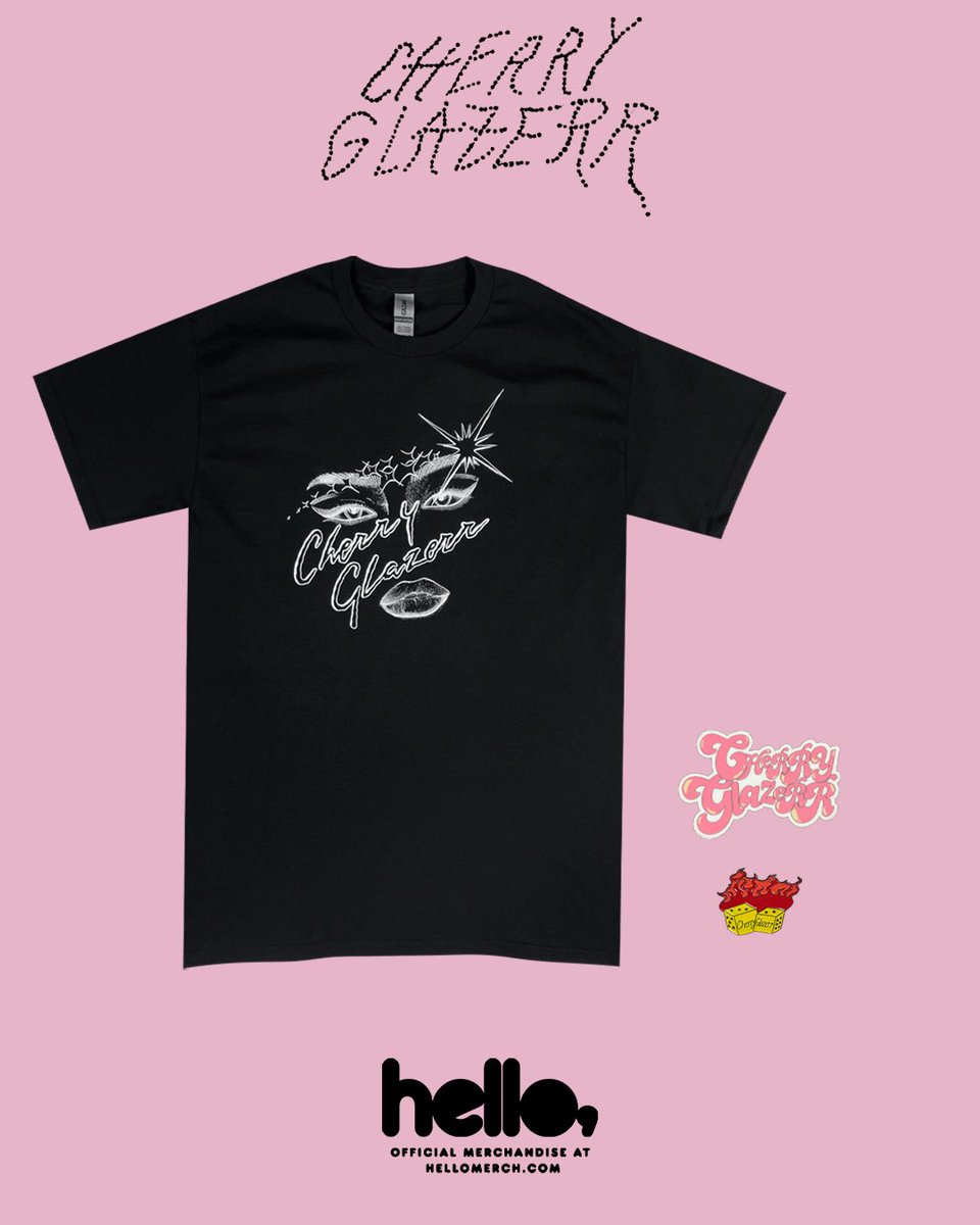 Hello Merch on Twitter: "We’ve got a bunch of new stuff from @cherryglazerr available now🍒⬇️ ...