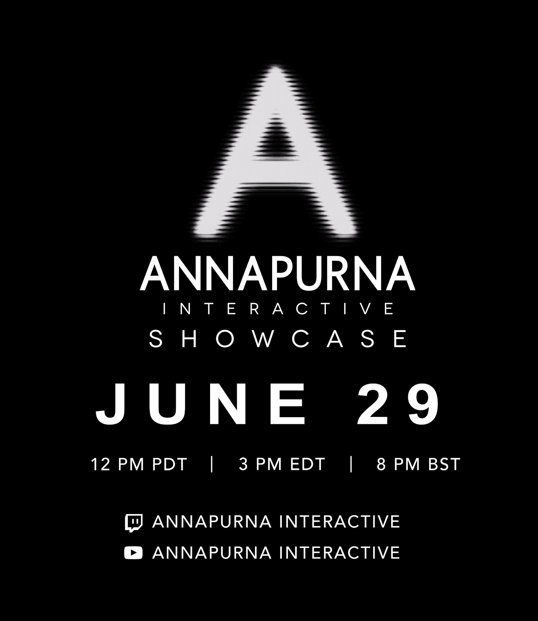 Summer Game Fest on Twitter: "Annapurna's Showcase streams tomorrow at Noon PT / 3p ET with new ...