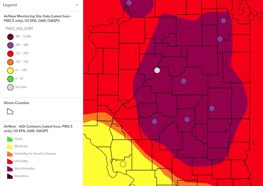 Colorado Air Quality Map