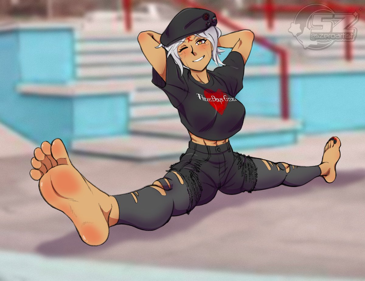 Darm Engine on Twitter: "RT @szeroartist: Skater Punk Lucia (OC) for @JD_GUTS