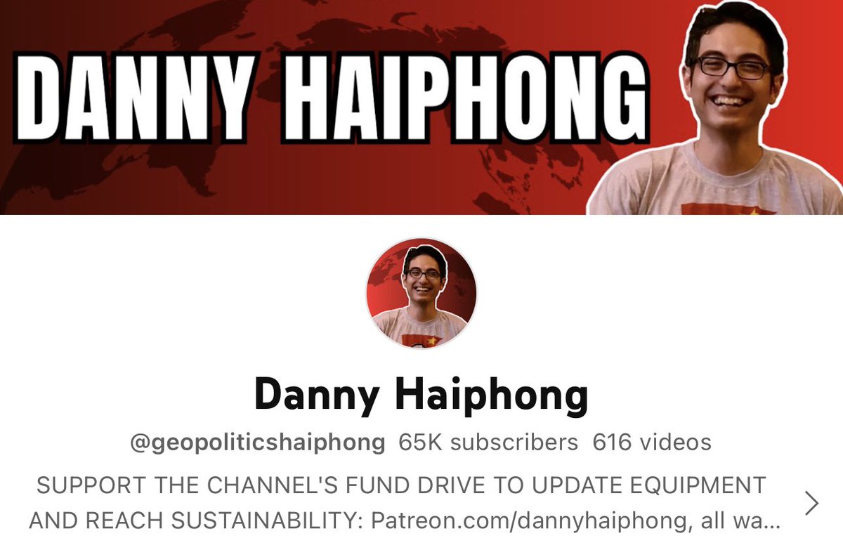 Danny Haiphong on Twitter: "Thank you for 65k YouTube subscribers, and 50k in one years time ...