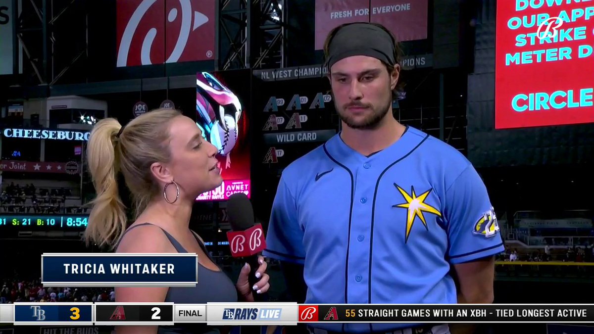 Rays at Diamondbacks / Twitter