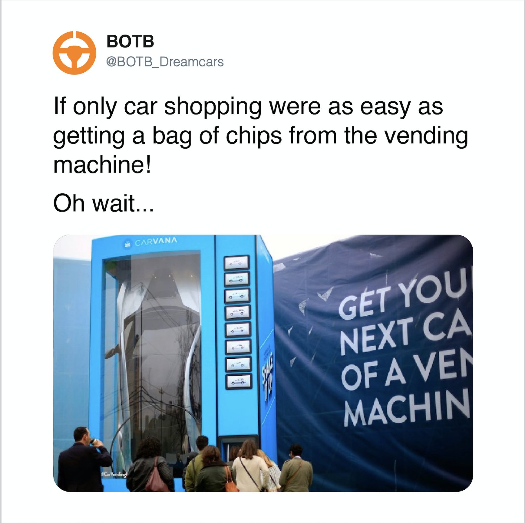 Japanese Car Vending Machines