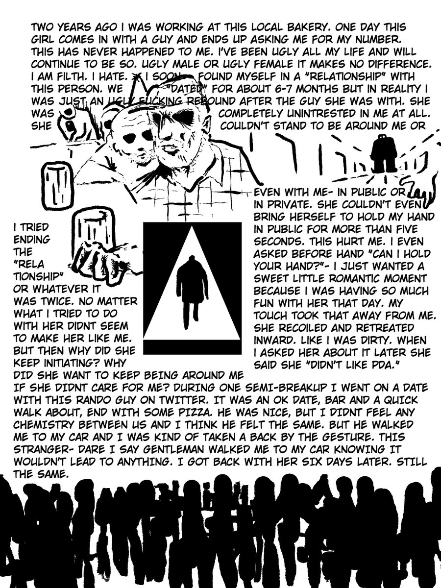 Morgan 🏳️‍⚧️ on Twitter: "whiny self hate pity party vent diary comic 1"