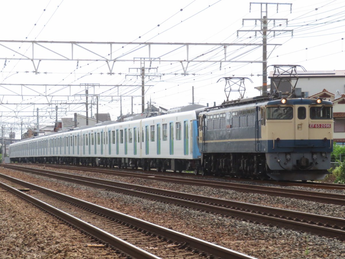 えぬやま on Twitter: "6/29 JR貨物EF65形EF65 2096+西武40050系40161F 9866レ 静岡貨物行(→8862レ) 今日は··· 川崎車両から出場した西武 ...