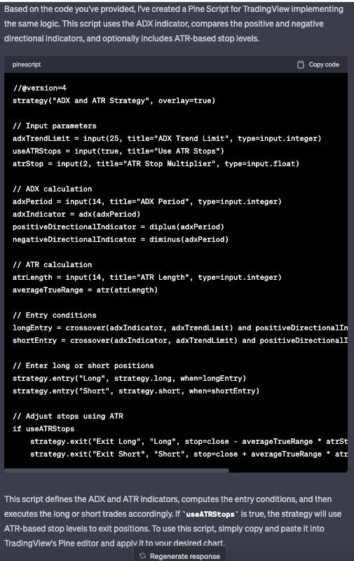 ⏲️In just under 30 SECONDS...⏲️ CHATGPT can CODE any trading strategy ...