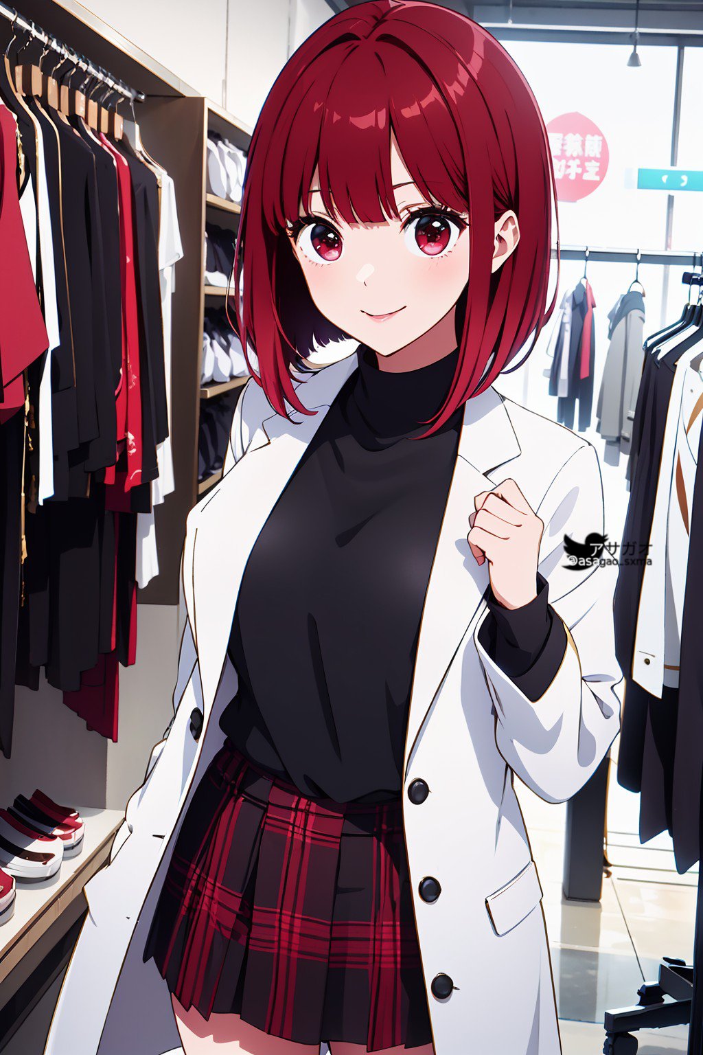 𝐀𝐬𝐚𝐠𝐚𝐨 - 朝顔 on Twitter: "ん？あなたのためにこれを選ぶのは私だけでありたい。 #ArimaKana #有馬かな #推しの子 #oshinoko #AIイラスト ...