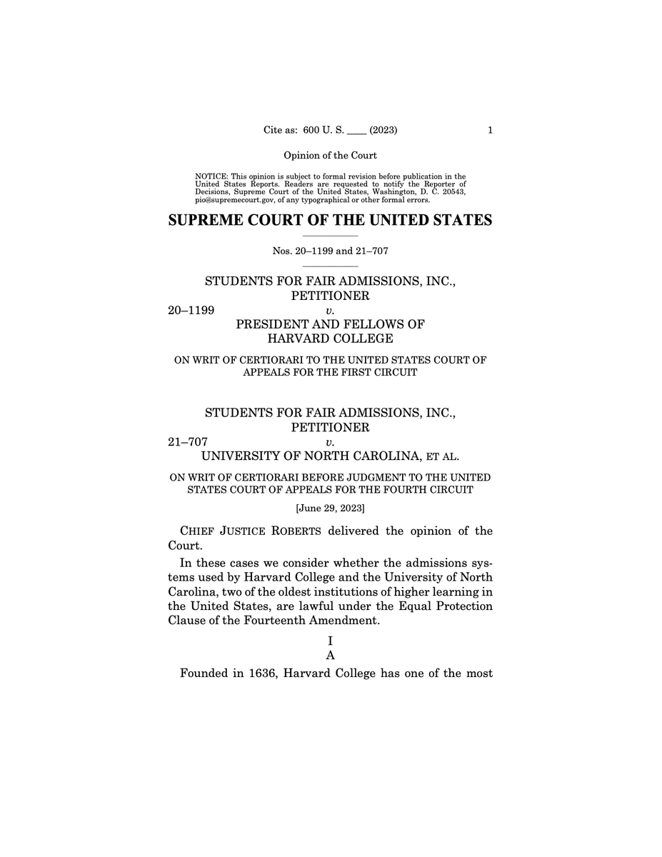Alex Salvi on Twitter: "BREAKING: The Supreme Court rules 6-3 that ...