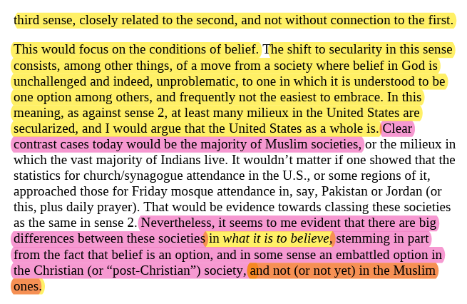 Secularity and Experience:🧵 Ref: Taylor, A Secular Age 📚 Secularity, as ...