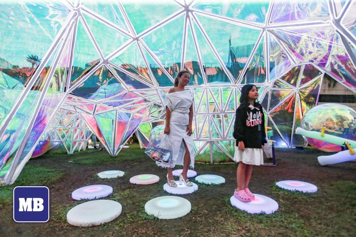 Manila Bulletin News on Twitter: "Prism Park features a towering dichroic structure with ...
