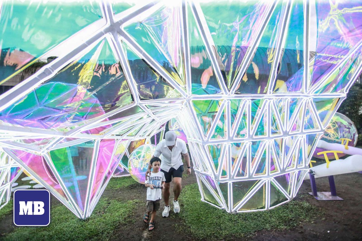 Manila Bulletin News on Twitter: "Prism Park features a towering dichroic structure with ...