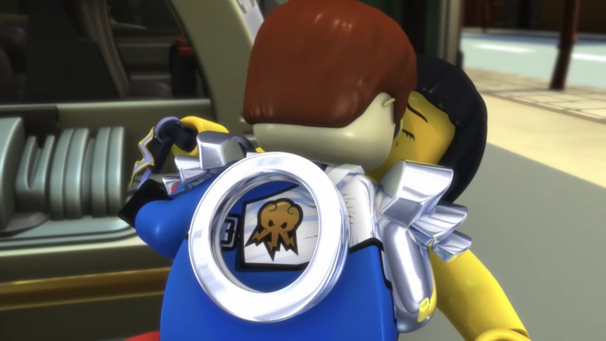 Lego Ninjago Jay And Nya Kiss