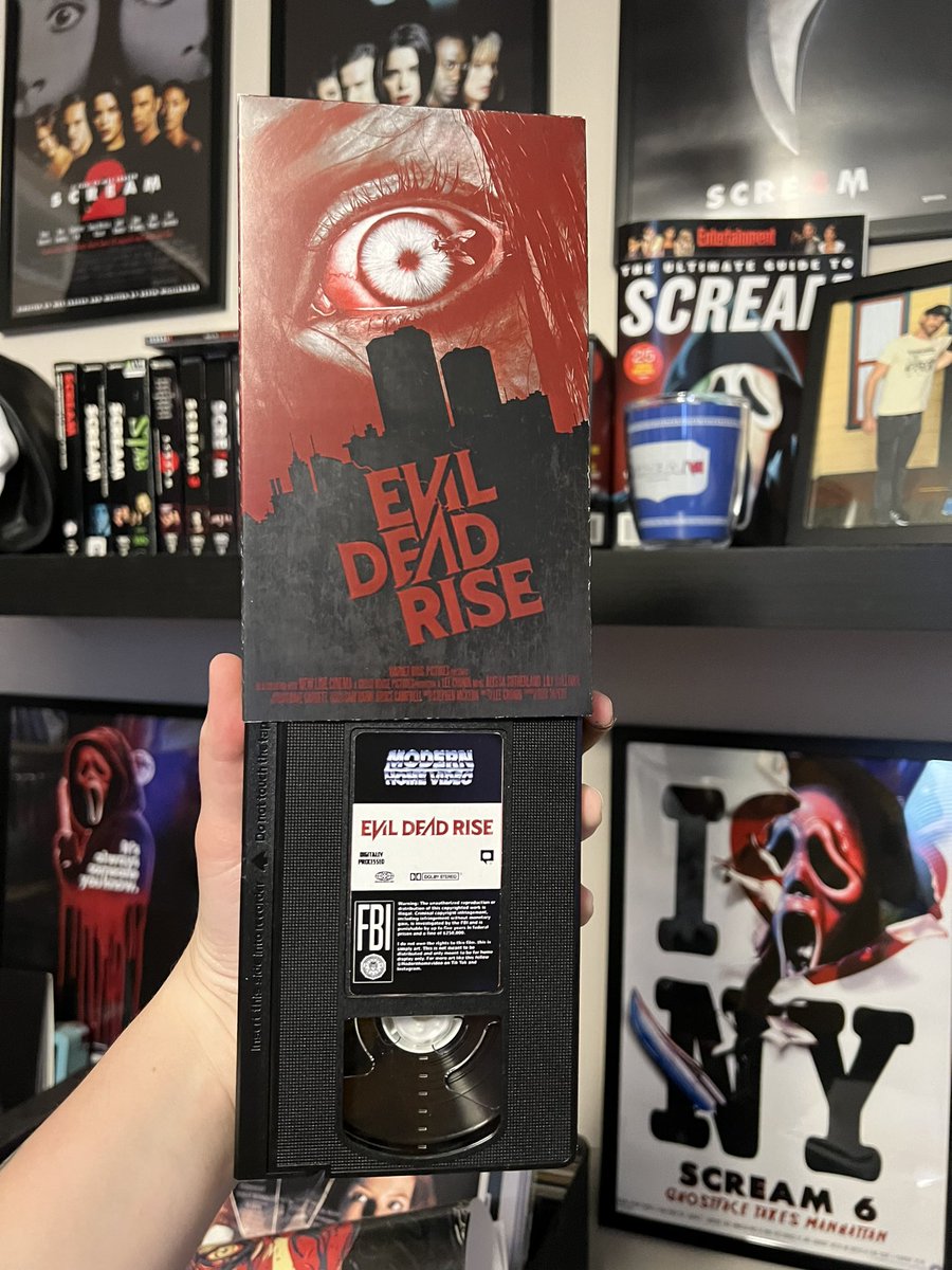 janine on Twitter: "“mommy’s with the maggots now.” FINALLY COMPLETED MY EVIL DEAD VHS ...