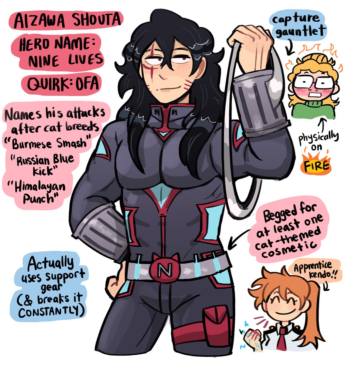 「quirk-swap AU!」|CORNDOGの漫画