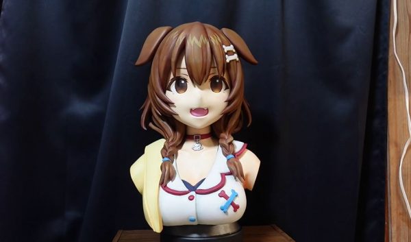 ニコニコニュース on Twitter: "ホロライブ「戌神ころね」の等身大胸像を作ってみた！ https://originalnews.nico/426192 3Dモデルを作成→出力→塗装を ...