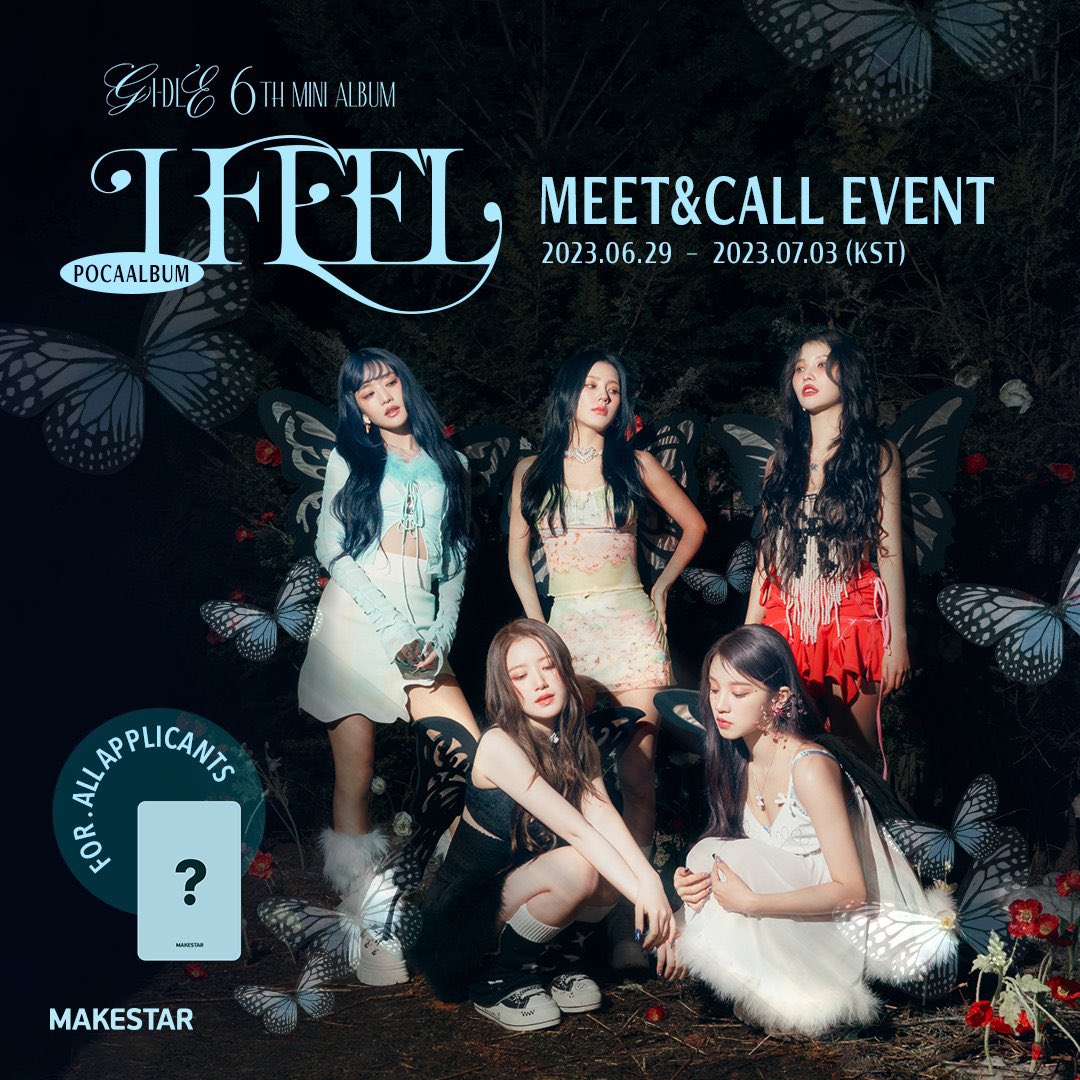 งดต่อราคาค้าบ on Twitter: "พรี (G)I-DLE 6th Mini Album [I feel] (POCAALBUM) รอบ makestar เฉพาะ ...