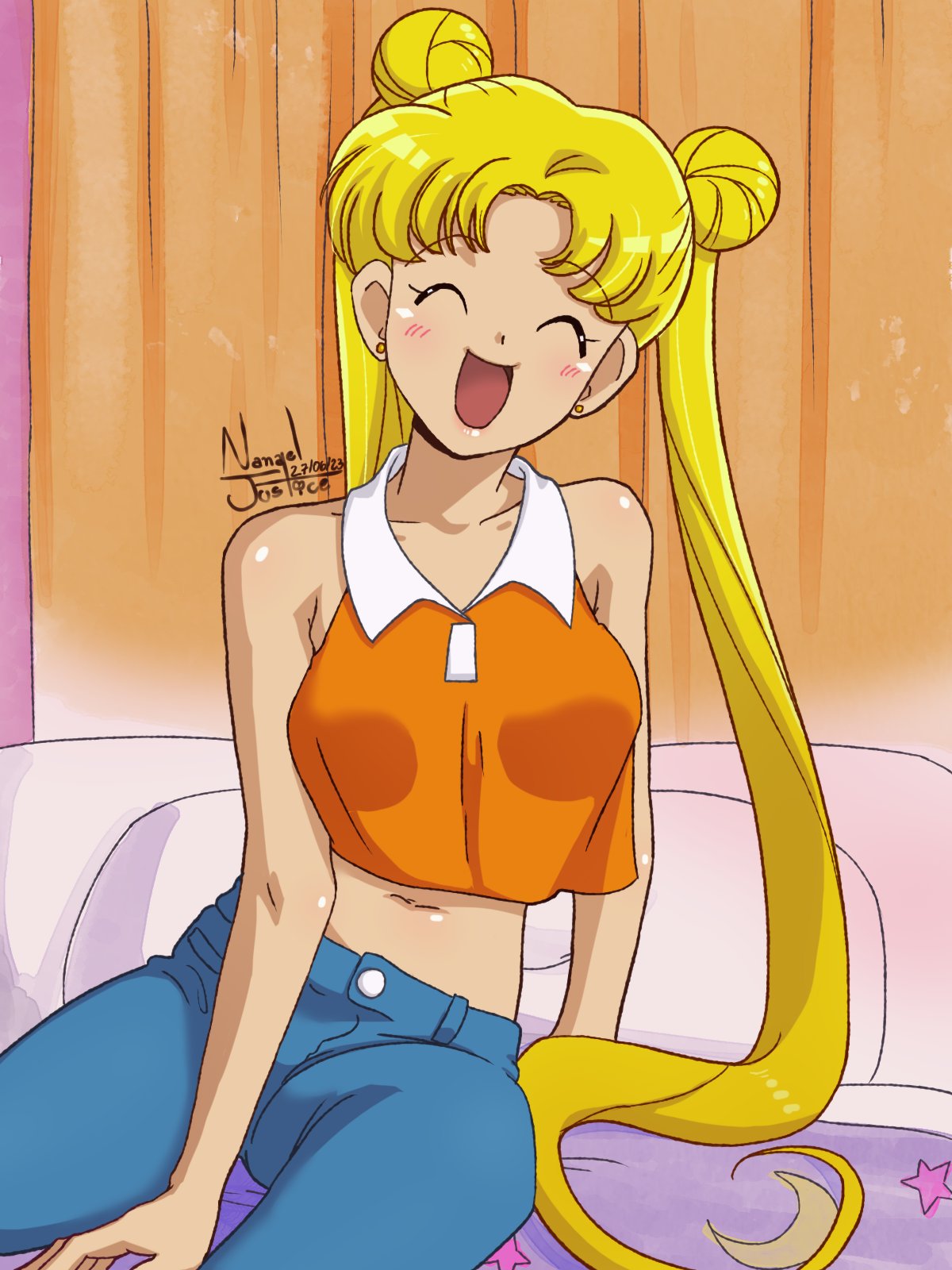NanaelJustice (commissions open) on Twitter: "My contribution for Usagi's birthday! I did a ...