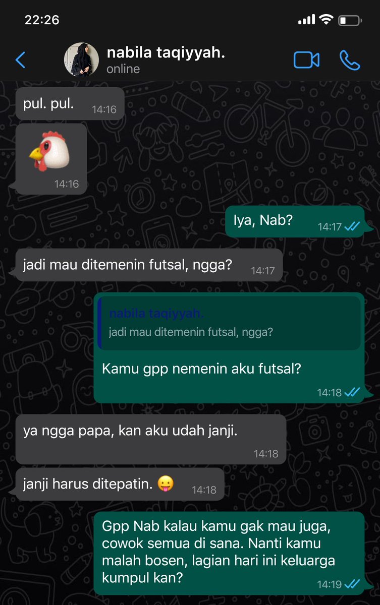 𝑴𝐞𝐠𝐚𝐧. on Twitter: "ㅤㅤ — one tweet au: paul x nabila: powl & his thing, futsal. nab & her agenda ...