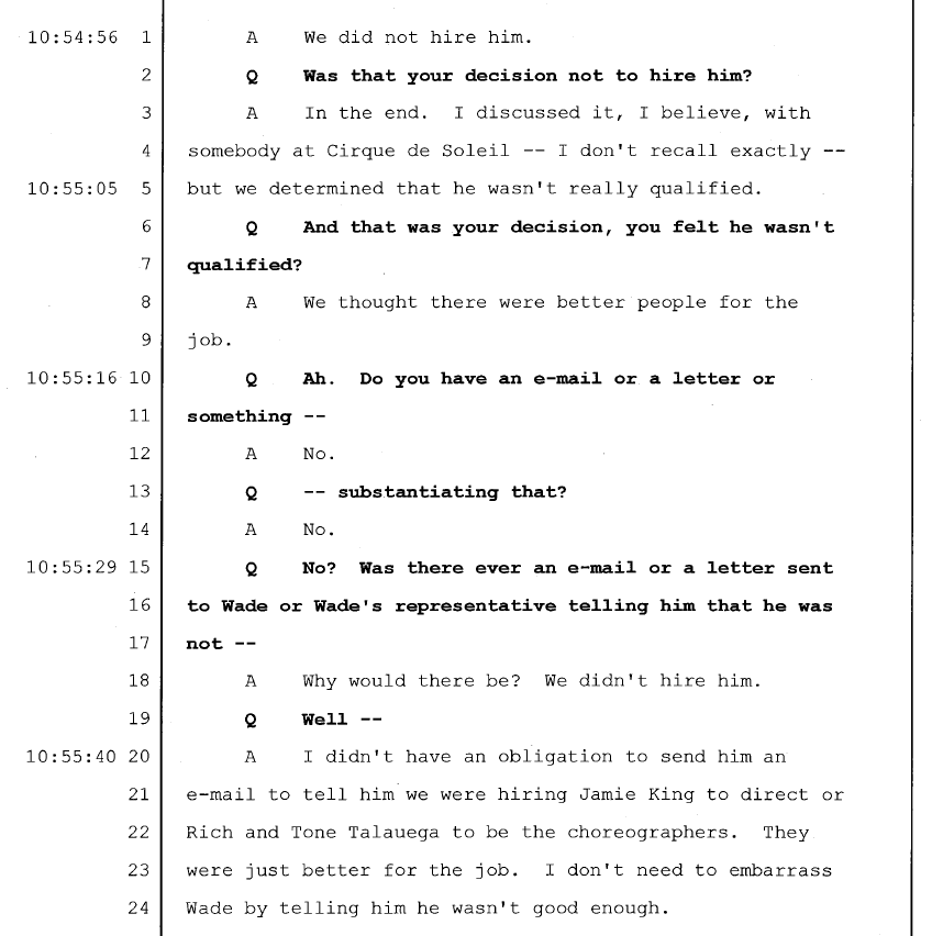 Stenographer Transcript