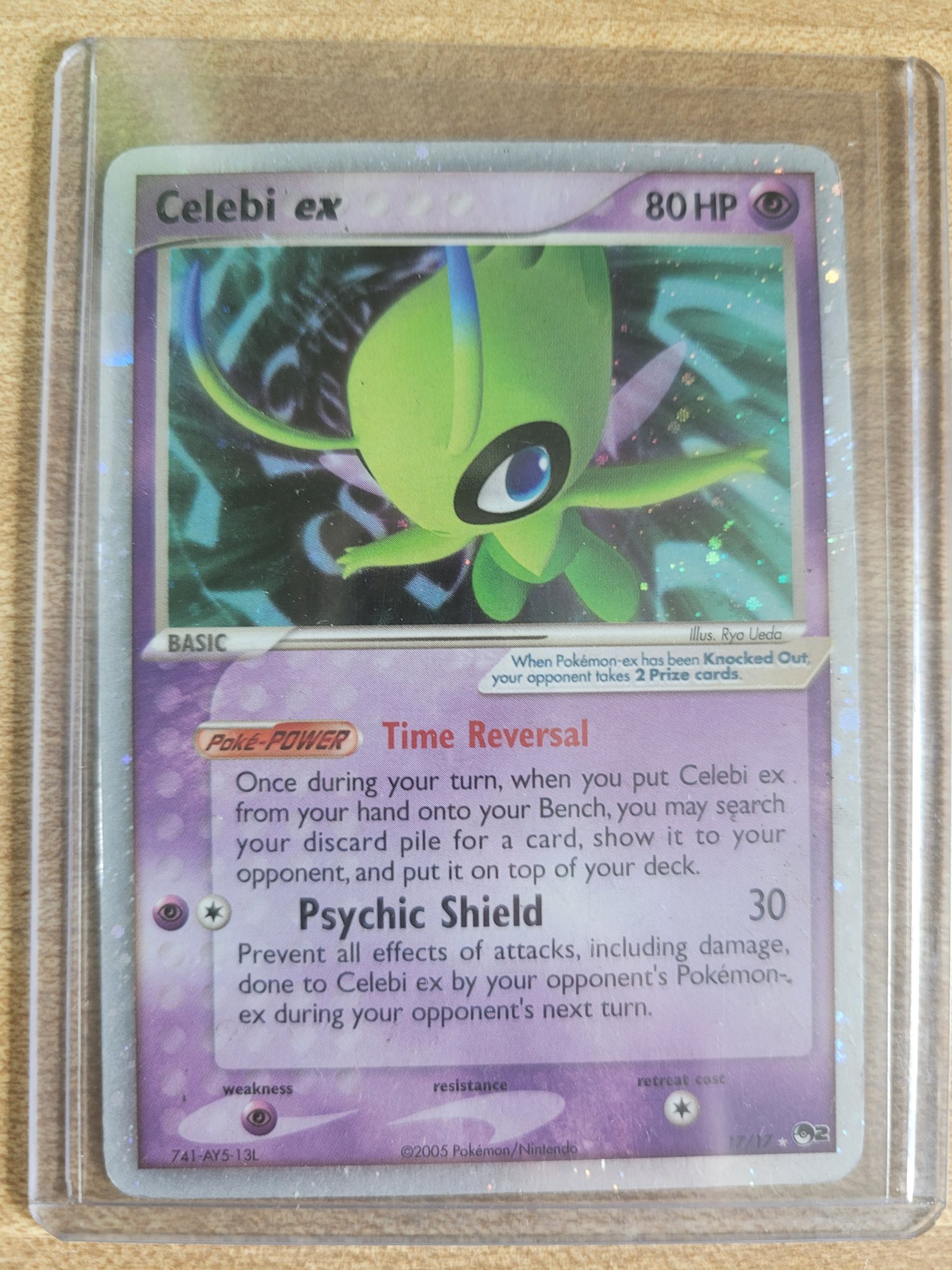 Pokemon Celebi Ex Card