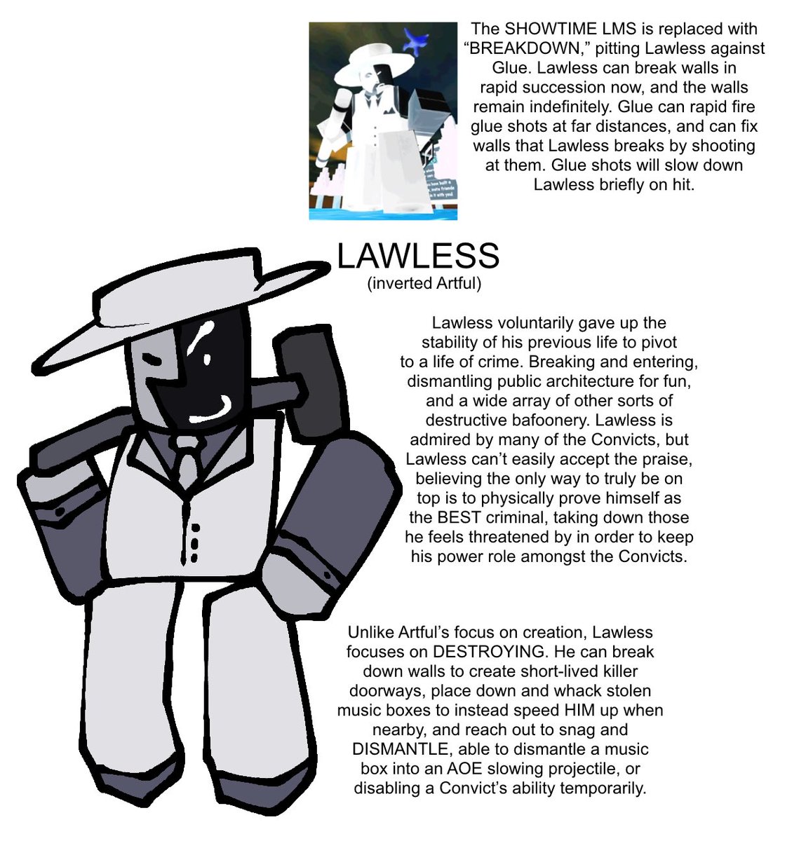 might draw lawless hanging out with some of the convicts sometime i ...