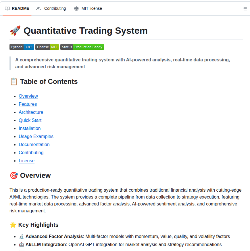 Some guy made a quant trading system that uses AI, real-time data ...