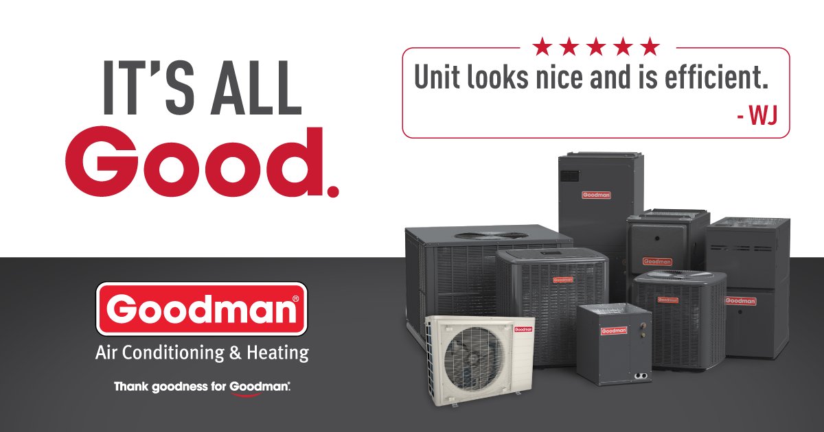 Goodman Air Conditioning & Heating (@Goodman_Mfg) / Posts / X