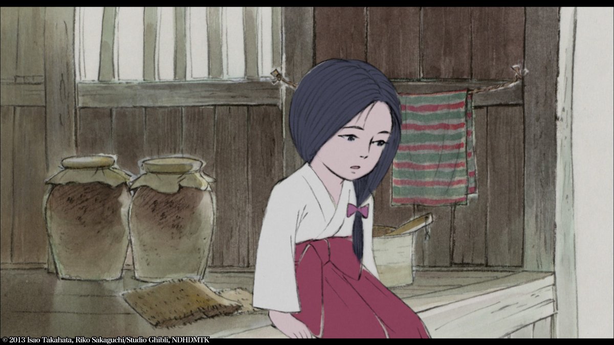 ヒメ「……つまんないな」 #かぐや姫の物語 #金曜ロードショー https://t.co/JwKVYNtM6j