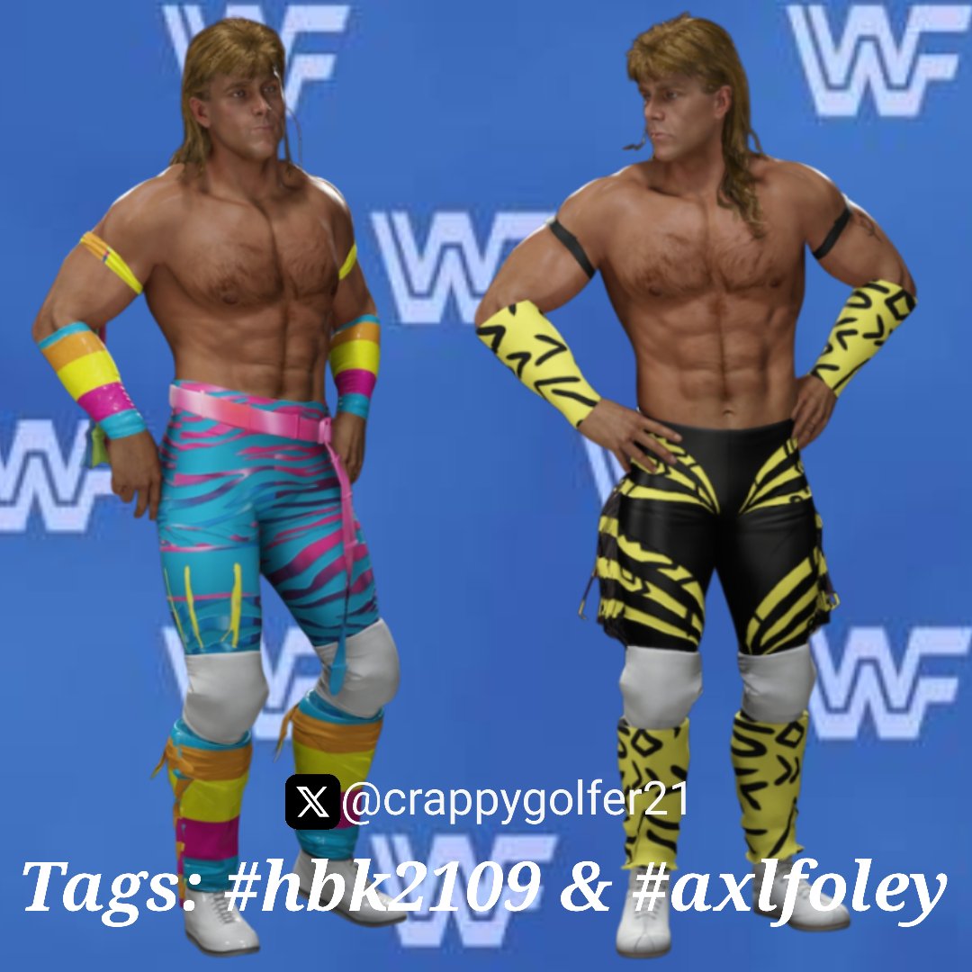 Throwback attires from Shawn Michaels' days in "The Rockers" now up on ...