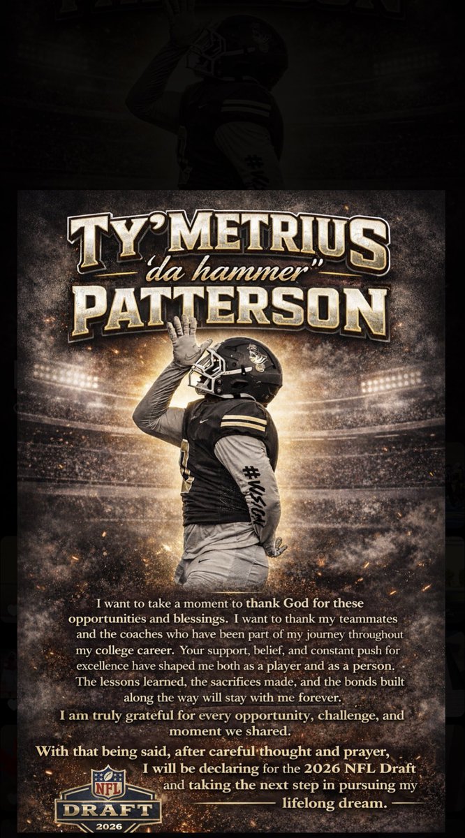 Ty’Metrius “DaHammer” Patterson ⭐️ @hitstxxck X Profile | Muskviewer