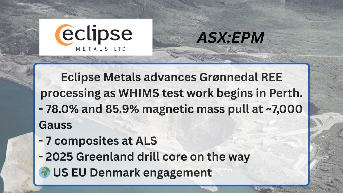 Eclipse Metals Ltd (ASX: EPM) (@EclipseMetals) / Posts / X