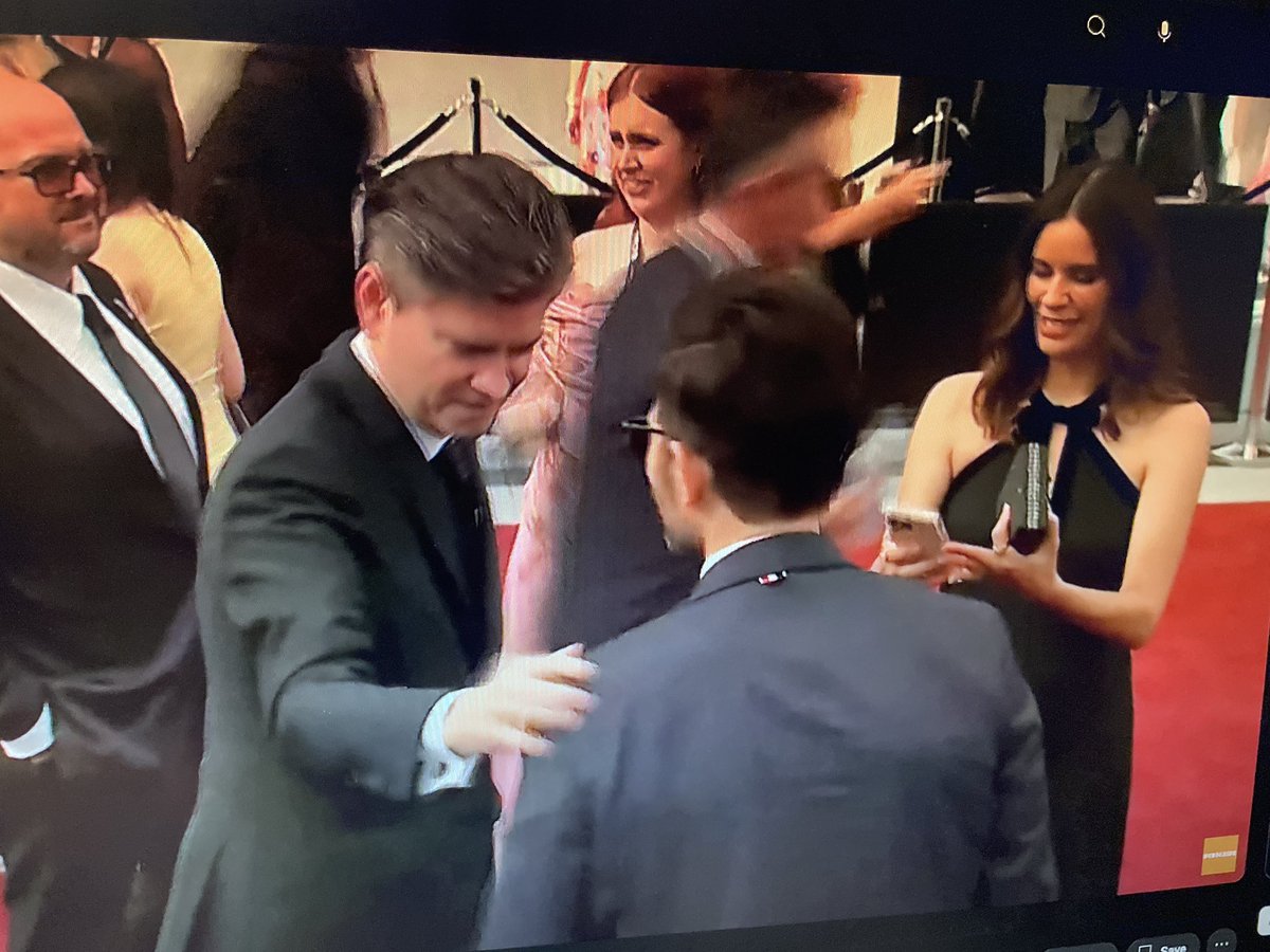 naomi scott i need you to make sure this picture of mike schur and adam ...