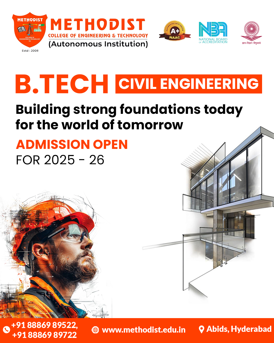 Methodist College Of Engineering And Technology Logo