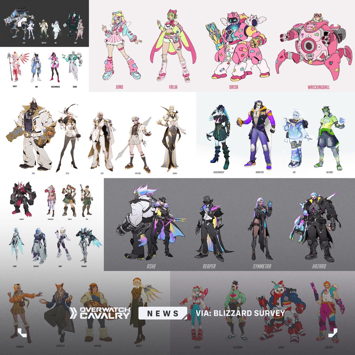 New skins survey (40 potential skins!) - General Discussion - Overwatch Forums