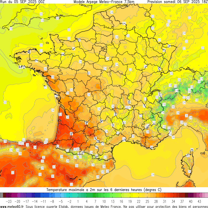 Météo Tours (37000) - Prévisions de Météo France heure par heure - Météo60