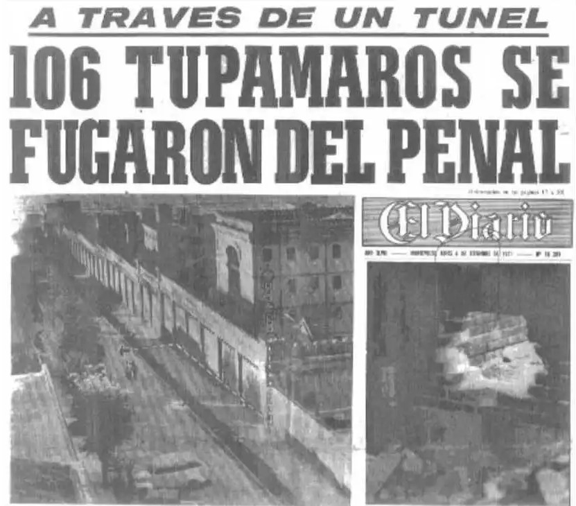 #OtD 6 Sep 1971 106 people escaped from the Punta Carretas prison in ...