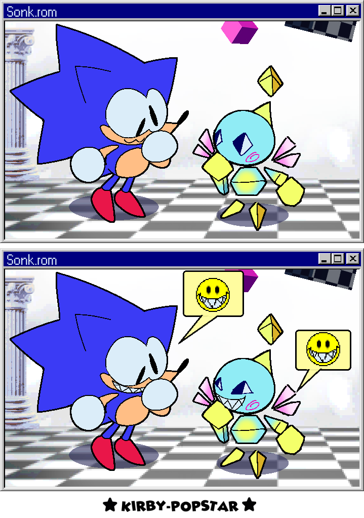 「⭐️@/z_t00n_ 's Sonic Schoolhouse Reimagined X Sonk.rom Comic」Kirby ...