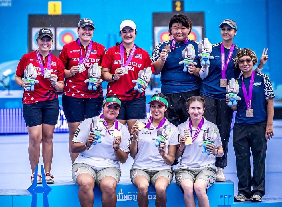 México gana su primer oro en un Campeonato Mundial de Tiro con Arco femenil en Gwangju 2025