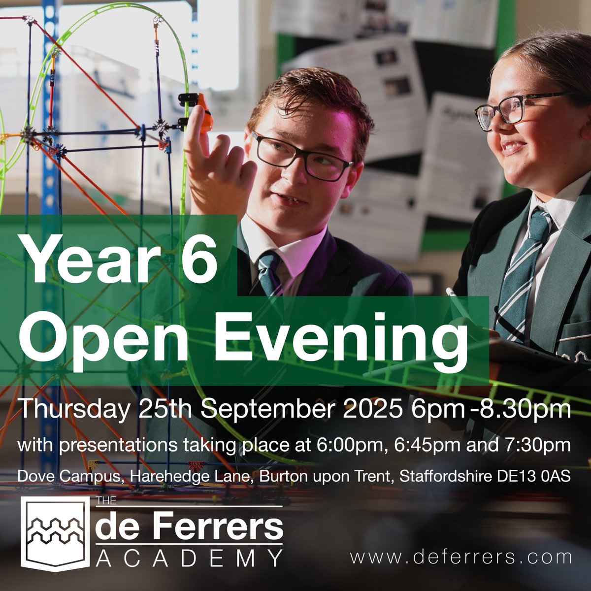 Welcome to The de Ferrers Academy