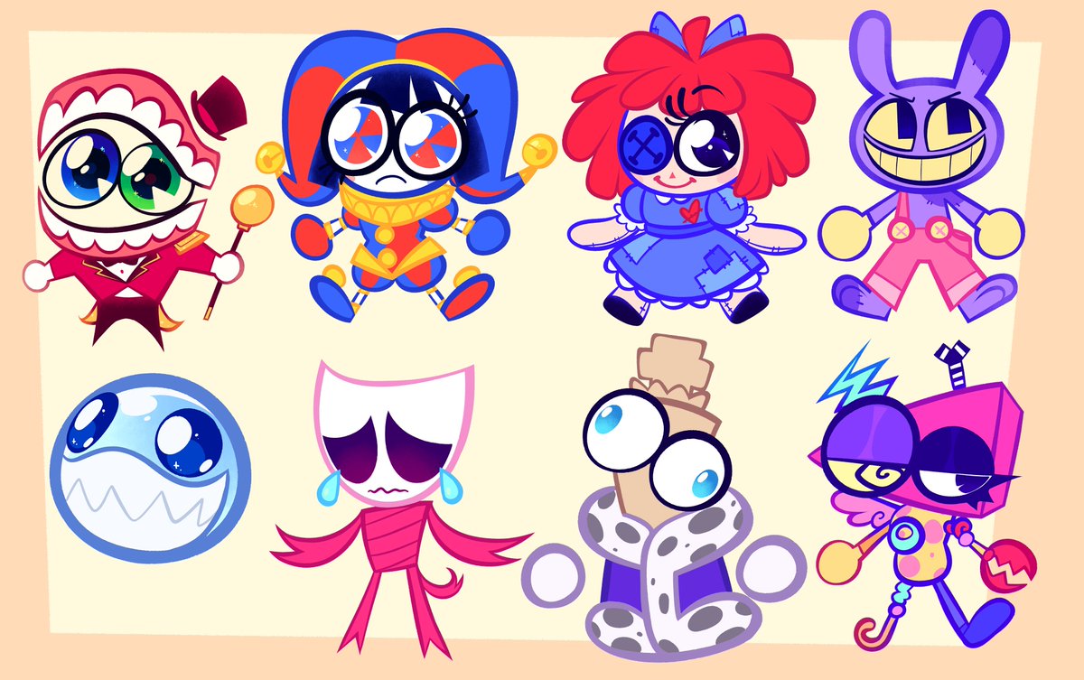 // tadc here's the whole set of blorbos!