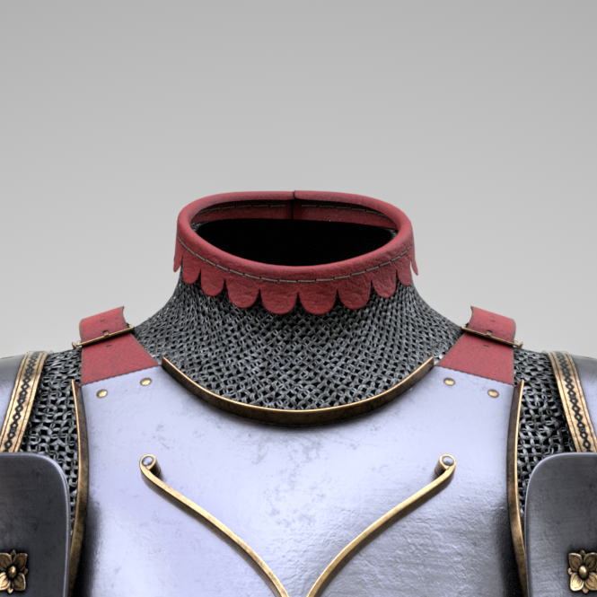 Medieval knights took neck protection very seriously, as it was one of ...