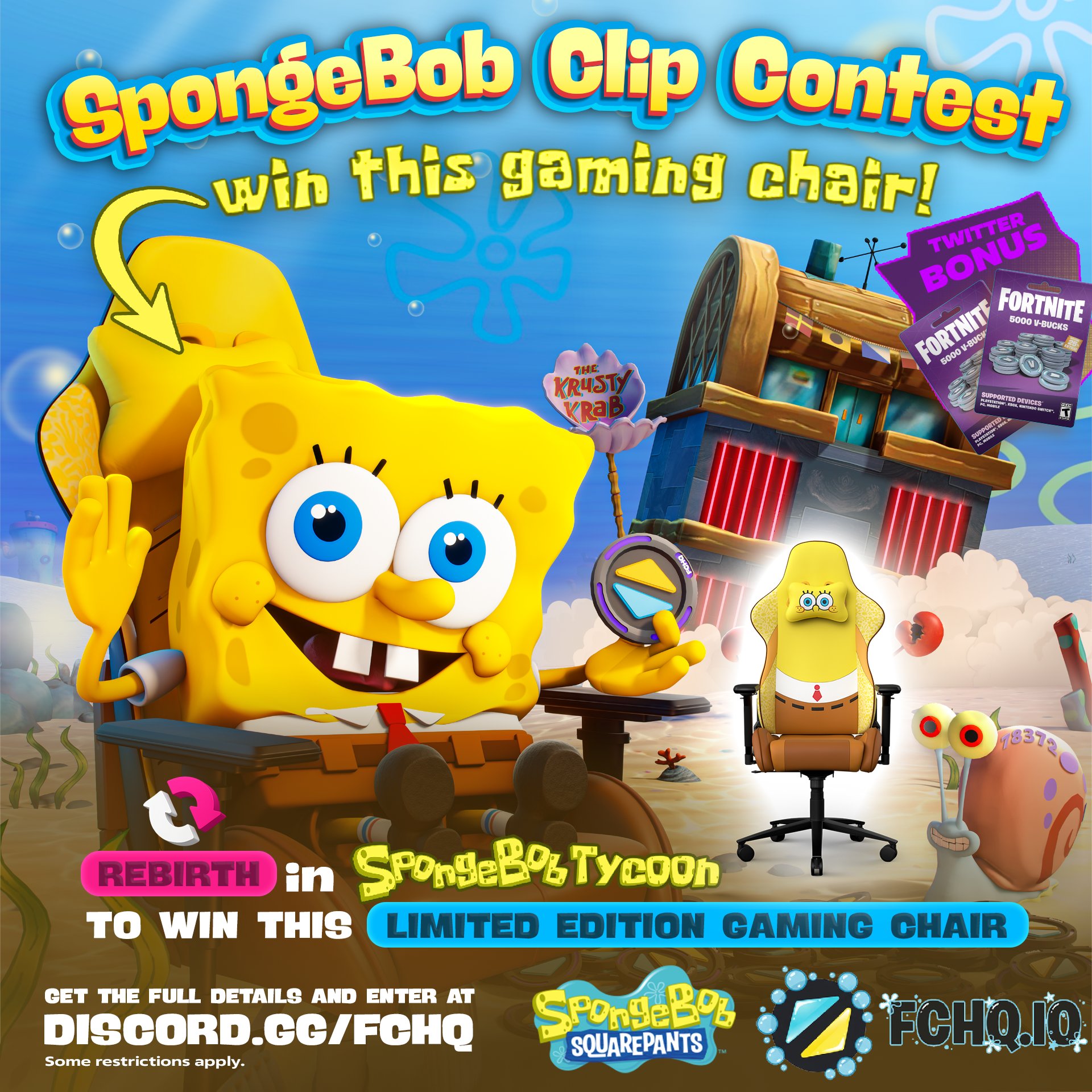 Spongebob Sitting On A Chair