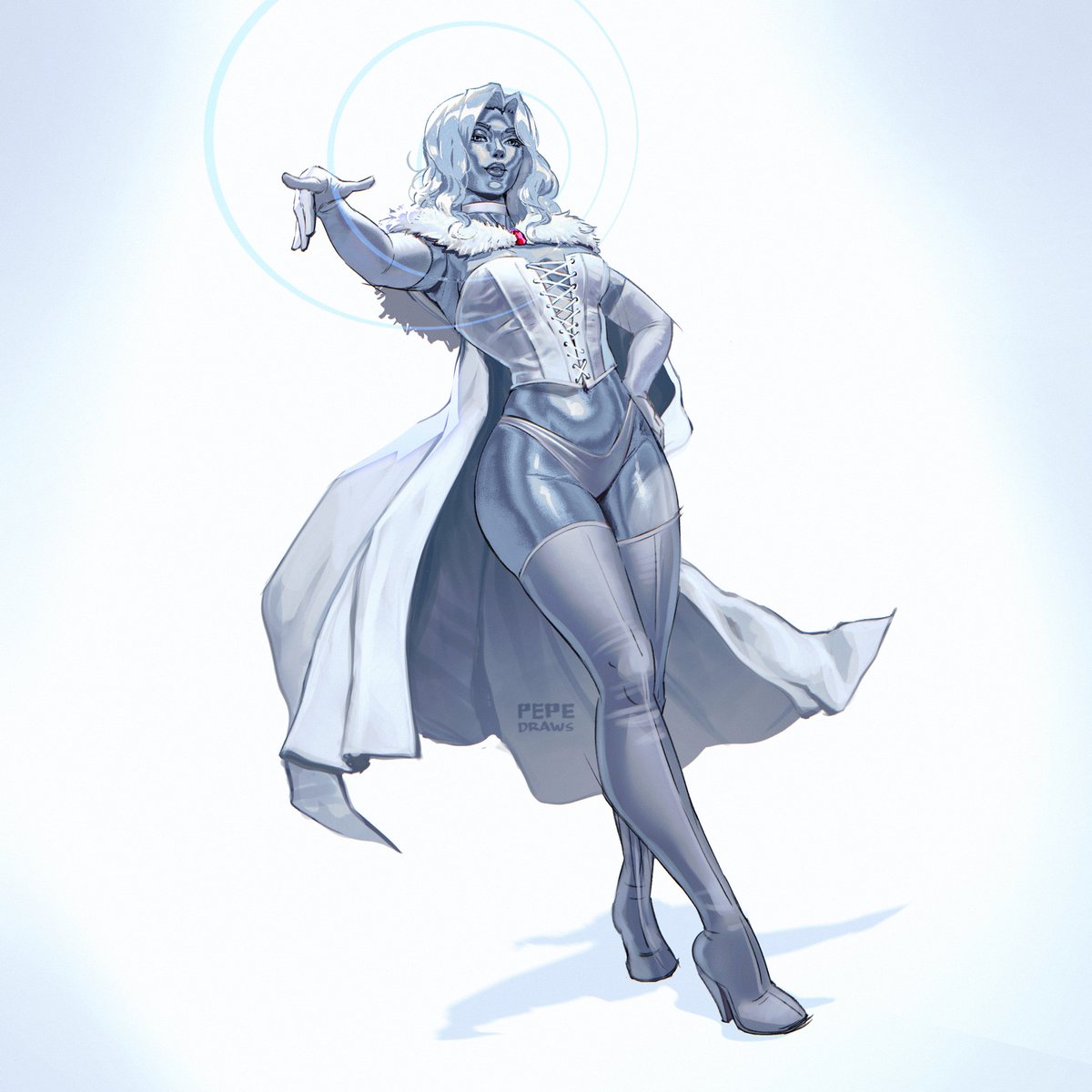 Emma Frost Diamant Form Knuse