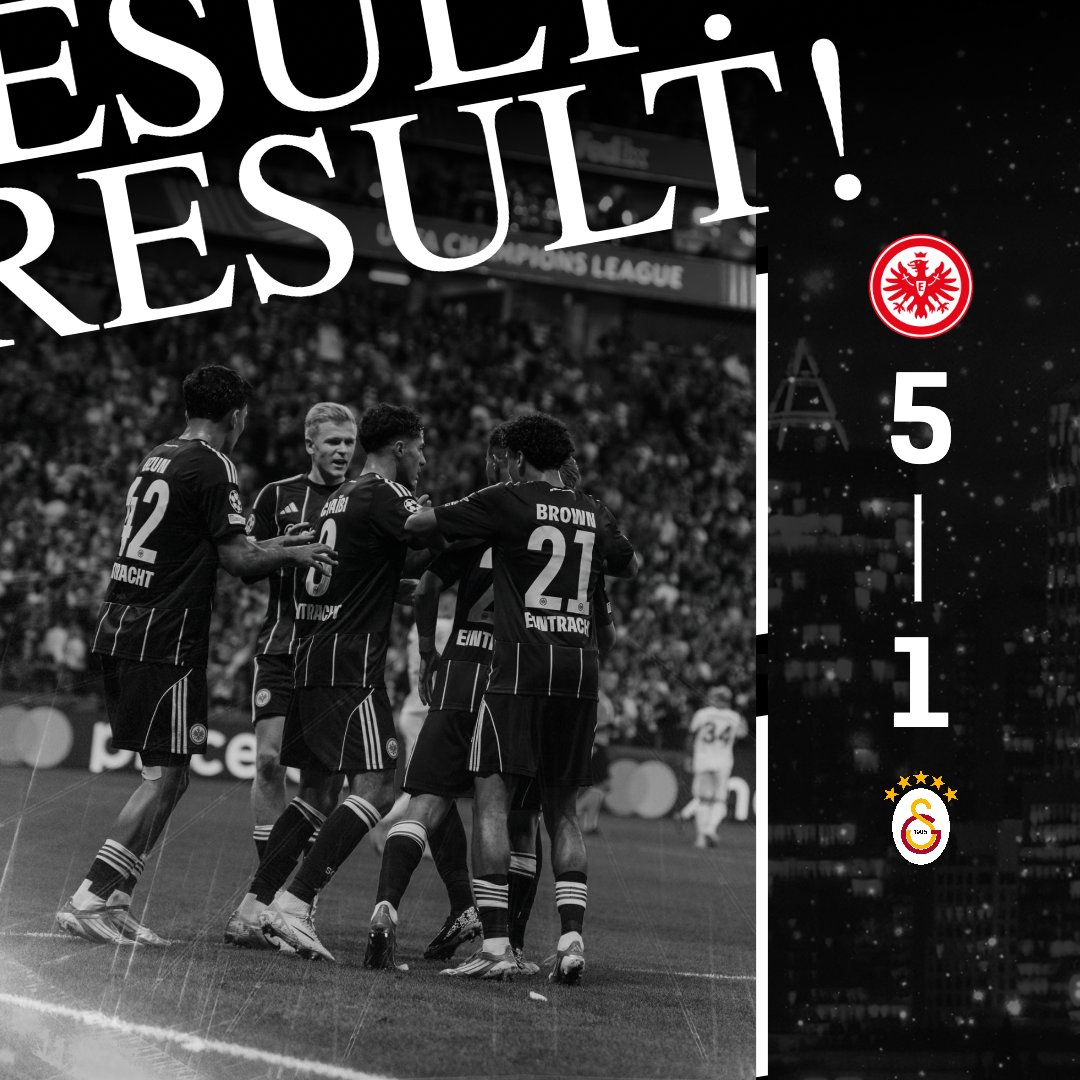 Galatasaray Istanbul vs. Eintracht Frankfurt - September 18, 2025 ...