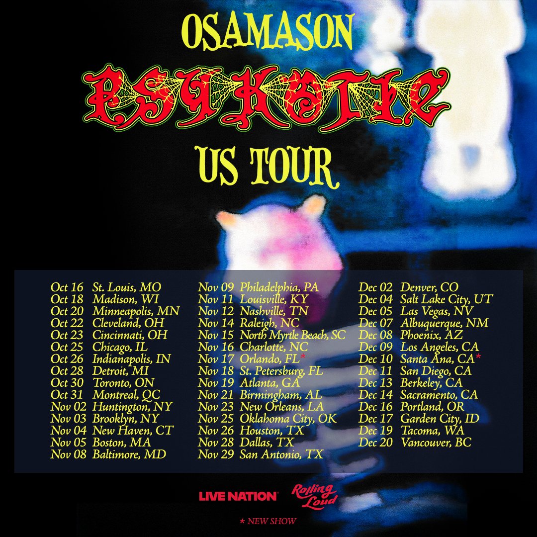 ‎OsamaSon - psykotic Lyrics and Tracklist | Genius