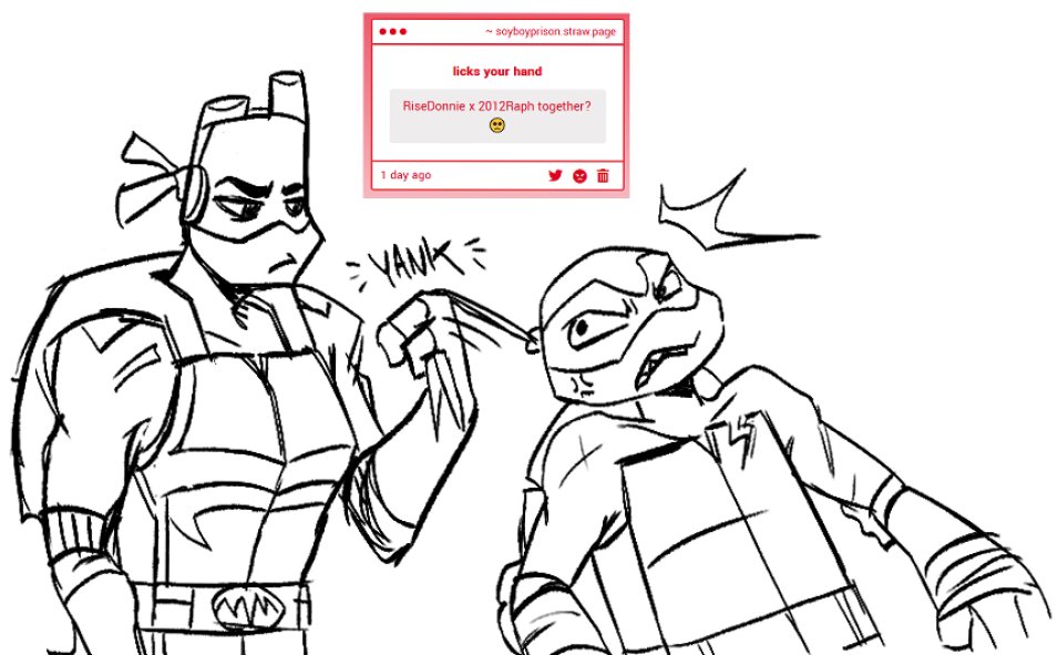 some finished strawpage reqs #tcest #tmnt