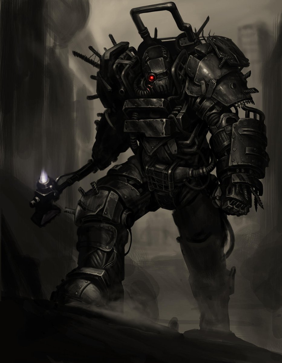 Raider Power Armor By MuHut https://t.co/QOqMf741v7