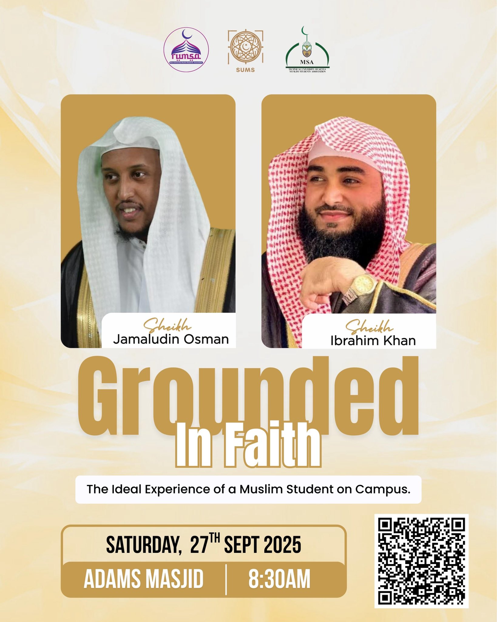 Muslim Student Association Poster UH MSA: Charity Week 2024 | Houston