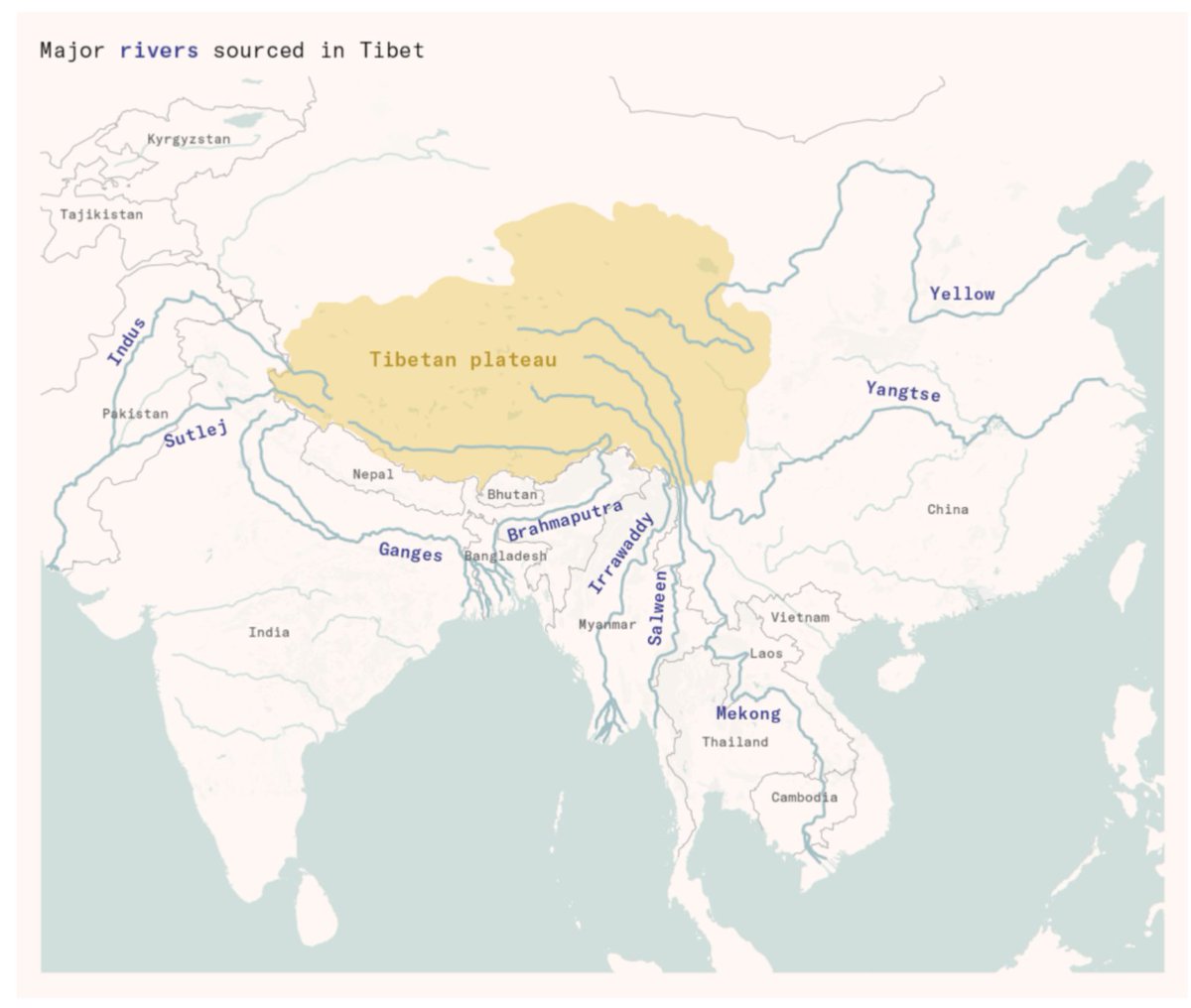 Tibetan Plateau World Map A Gene First Approach