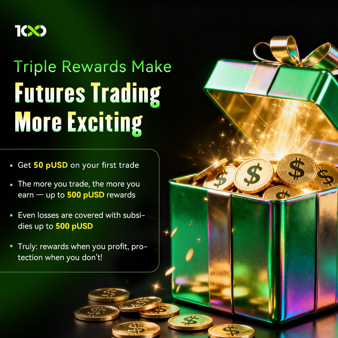 🎉 100X Triple Benefits Are Here 🎉 📌 First Trade → Get 50 PUSD 📌 Higher ...
